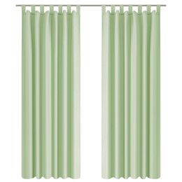 OTTO home Vorhang &raquo;Raja&laquo; Schlaufen 2 Stk. tlg. 2er-Set, Bestseller, einfarbig, modern, pflegeleichte Mikrofaser Polyester, Recyceltes Material 145cm, 