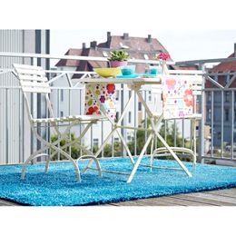 ANDIAMO Kunstrasen &raquo;Trendy, Gesamth&ouml;he 25 mm, Made in Netherlands&laquo; rechteckig Rasenteppich, moderne Optik, mit Drainagel&ouml;chern, strapazierf&auml;hig blau 