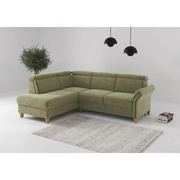 OTTO home Ecksofa &raquo;Glendale, L-Form&laquo; inkl. Kopfteilverstellung, wahlweise mit Vorziehsitz und Bettkasten 100% Polyester B/H/T: 247cm x 84cm x 193cm, 