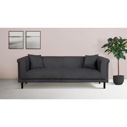 Home Affaire 2-Sitzer &raquo;AGNIA B/T/H: 180/85/71 cm&laquo; incl. Zierkissen, auch in Cord und Boucl&eacute; grau 100% Polyester B/H/T: 180cm x 71,5cm x 85cm, Cord