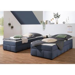 Home Affaire Boxbett &raquo;Niemes inkl. Bettkasten und Topper, auch in &Uuml;berl&auml;nge erh&auml;ltlich&laquo; Boxbett ohne Kopfteil, inkl. Topper Liegefl&auml;che B/L: 90cm x 