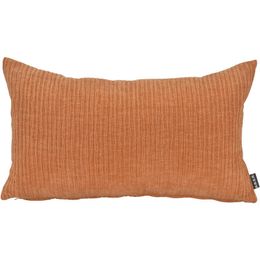 HOCK Dekokissen &raquo;Jonny&laquo; Cordkissen inkl. F&uuml;llung, 45x45cm, Dekokissen, strukturiert orange Obermaterial: 100% Polyester. F&uuml;llung: 100% Polyester B/L: 50cm 