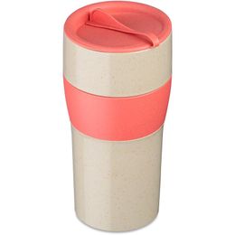 Koziol Thermobecher &raquo;AROMA TO GO XL&laquo; Made in Germany. Biozirkul&auml;rer Kunststoff, 700 ml orange Kunststoff 18,5cm, 700ml