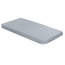 Irisette Spannbettlaken &raquo;Vesuv 12&laquo; mit Rundumgummizug grau Jersey, Obermaterial: 100% Baumwolle B/L: 200cm, 1 Stk., Jersey, 180-200x200 25cm
