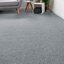 ANDIAMO Teppichboden "Invita, Nadelvlies, Gesamth&ouml;he 5 mm, Luxusklasse LC1", B : 400cm 1 Stk., L: 350cm, grau, Schlafzimmer, Teppiche, melierte