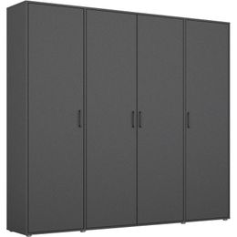 Rauch Kleiderschrank &raquo;VOYAGER Garderobe W&auml;scheschrank Schlafzimmer&laquo; in 3 verschiedenen Ausstattungen BASIC/CLASSIC/PREMIUM, mit 2 modernen 