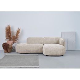 Home Affaire Ecksofa &raquo;OSTRUP Rundsofa, L-Form, Naturt&ouml;ne, Boucle oder Chenille&laquo; Breite 278 cm, organische Form mit sanften Rundungen beige 100% 