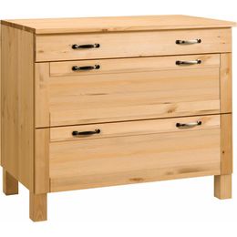 Home Affaire Unterschrank &raquo;Alby&laquo; Breite 100 cm, 3 Schubladen beige B/H/T: 100cm x 85cm x 60cm