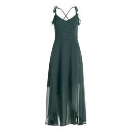 Vera Mont Abendkleid mit Volant in Dusty Slate | Gr.: 38