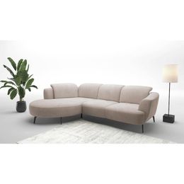 Sit & More sit&more Ecksofa &raquo;Zoe&laquo; ink.Sitztiefenverstellung, wahlweise mit Kopfteilverstellung grau 100% Polyester B/H/T: 309cm x 87cm x 199cm, Luxus-Microfaser 