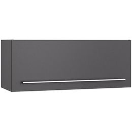 KOCHSTATION Klapph&auml;ngeschrank &raquo;KS-Bern2&laquo; Breite 90 cm, 1 Klappe grau Holzwerkstoff B/H/T: 90cm x 35,2cm x 34,9cm