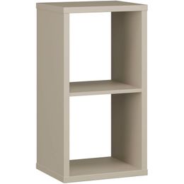 FORTE Standregal &raquo;Mauro&laquo; Regal mit 2 F&auml;chern, B/H/T 38,2x72,9x32,9 cm, langlebige Beschichtung beige Holzwerkstoff B/H/T: 39,5cm x 72,8cm x 32,9cm, 2 
