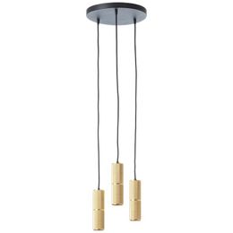 Brilliant Pendelleuchte &raquo;Marty&laquo; GU10 1 Stk. Warmwei&szlig; LED-Pendellampe, D: 30 cm, 3x 350 lm, 3000 K, Aluminium schwarz 3, &Oslash; 30cm, 1 Stk.