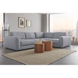Home Affaire Ecksofa &raquo;Bloomfield, Mega Polsterecke, Breite 289cm, viel Platz, L-Form&laquo; In verschiedenen Gr&ouml;&szlig;en grau 100% Polyester B/H/T: 289cm x 84cm 