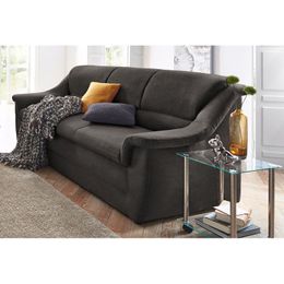 DOMO collection 3-Sitzer &raquo;Lale formsch&ouml;nes & komfortables Sofa, zeitlos & elegant, Breite 198cm&laquo; optimal f&uuml;r kleinere R&auml;ume grau Microfaser PRIMABELLE
