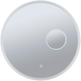 Paulmann LED Spiegelleuchte &raquo;LED Leuchtspiegel Mirra IP44 dimmbar Spiegel&laquo; 1 Stk. Neutralwei&szlig; Memoryfunktion, Dimmer silber 1, &Oslash; 60cm, 1 Stk.