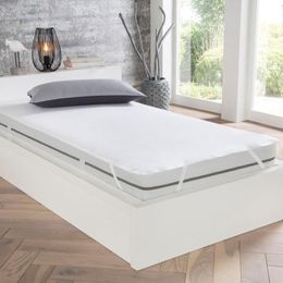 Ibena Matratzenauflage &raquo;Pure Aktiv Sommer/Winter 5677&laquo; wasserdicht durch innenliegende PE/PP-Sperrschicht; kochfest wei&szlig; B/H/L: 160cm x 0,5cm x 200cm,