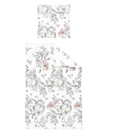 Irisette Bettw&auml;sche &raquo;Nova 8388&laquo; 2 Stk. edel und hochwertig grau Mako-Satin, Obermaterial: 100% Baumwolle B/L: 155cm x 220cm, 1 Stk., 1 Stk., Mako-Satin, B/L: 