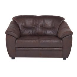 OTTO home 2-Sitzer &raquo;Savona, B: 148 cm&laquo; mit Federkern braun B/H/T: 148cm x 90cm x 90cm, Microfaser