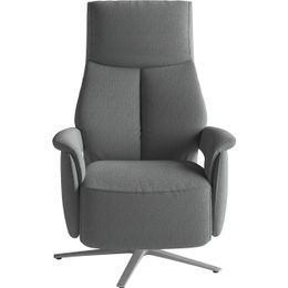 Sit & More TV-Sessel SIT & MORE, B:75cm H:115cm T:85cm, grau, 98% Polyester 2% Polyamid, Sessel, "TV Lazy", mit Herz-Waage-Positon und 3 Motoren