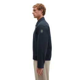 Marc O'Polo MARC O'POLO Herren Outdoorjacke "aus wasserabweisendem Bio-Baumwoll-Canvas"deep night blau, Gr. XL, unifarben, Obermaterial: 75% Baumwolle, 25%