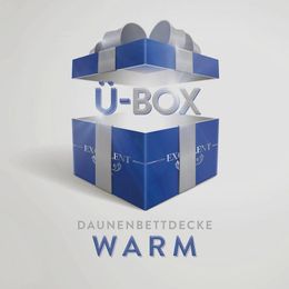 EXCELLENT Daunenbettdecke &raquo;&Uuml;berraschungsbox&laquo; warm F&uuml;llung 90Daunen10Federn Bezug Baumwolle 1 Stk. tlg. absoluter Sonderpreis, wegen Lagerr&auml;umung, Solange der 