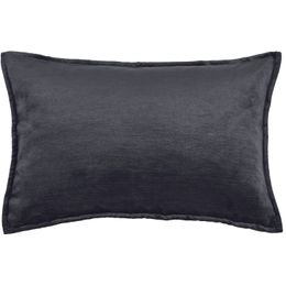 Dekokissen done., B:40cm H:1cm L:60cm, schwarz, Polyester, Dekokissen_Sitzkissen_Kissenh&uuml;llen, "Fame", Hohe Lichtreflektion