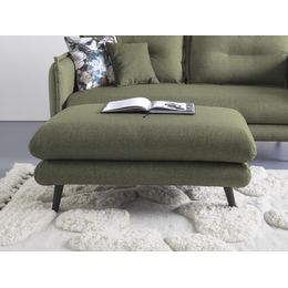 Polsterhocker Home Affaire, H:47cm T:77cm, gr&uuml;n, Hocker, "Lazio"