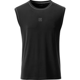 LPO Herren Funktionsshirt "Funktionstop Michael", schwarz, Gr. 48, Jersey, 94% Polyester. 6% Elasthan, Shirts, Flatlockn&auml;hte