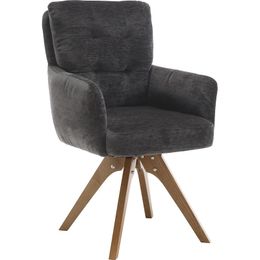 Home Affaire Esszimmerstuhl &raquo;Sant Tropez&laquo; (Set) 2 Stk. grau B/H/T: 60cm x 92cm x 67cm, 2 Stk., uni, 2er Set