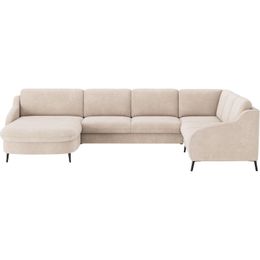 Sit & More sit&more Wohnlandschaft &raquo;Soul U-Form&laquo; wahlweise mit Schlaffunktion und Bettkasten oder Schubkasten beige 95% Polyester, 5% Polyamid B/H/T: 356cm x 