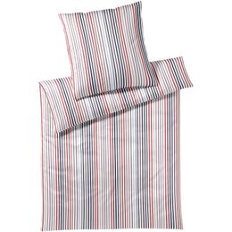 Elegante Bettw&auml;sche &raquo;Drive&laquo; 2 Stk. angenehmes Hautgef&uuml;hl grau Mako-Batist, Obermaterial: 100% Baumwolle B/L: 155cm x 220cm, 1 Stk., 1 Stk., Mako-Batist, B/L: 