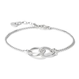 Thomas Sabo Damen Thomas Sabo Armband &raquo;Together Armband silber&laquo; mit Zirkonia (synth.) silber 19, Silber 925 (recycelt)