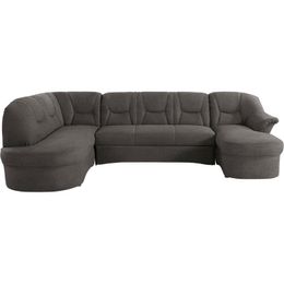DOMO collection Wohnlandschaft &raquo;SARAFINA 295x83x180 cm, auch mit Federkern f&uuml;r mehr Sitzkomfort!&laquo; whlw. mit Bettfunktion, elegantes Design, U-Form 