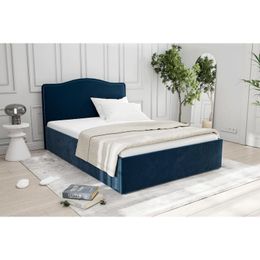 Westfalia Schlafkomfort Polsterbett &raquo;Graz&laquo; wahweise mit Stauraum, verschiedene Matratzenarten w&auml;hlbar blau Bezug 100% Polyester, Polsterung: Polsterwatte, Material Gestell: 