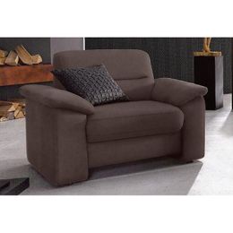 Sit & More sit&more Sessel &raquo;Ascara&laquo; inklusive komfortablem Federkern braun Softlux -Kunstleder;NaturLeder;Luxus-Microfaser ALTARA NUBUCK (100% Polyester) Luxus-