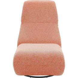 DOMO collection Sessel &raquo;Sonner, wahlweise mit Swivelfunktion&laquo; Um 360 Grad drehbar, R&uuml;cken aufstellbar, Drehsessel orange 92% Olefin, 8% Polypropylene 