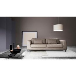 Trendmanufaktur 3-Sitzer &raquo;Luzi, gem&uuml;tlich elegant, tolle Detailverarbeitung, Steppung im Sitz&laquo; wahlweise mit Schlaffunktion und Bettkasten, inklusive 