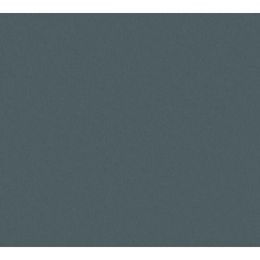 ARCHITECTS PAPER Vliestapete &raquo;Alpha&laquo; einfarbig matt uni glatt Uni Tapete Tapeten Wohnzimmer Schlafzimmer K&uuml;che modern Design Design blau Vlies B/L: 0,53m x 10,05m, 
