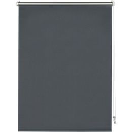 Gardinia Seitenzugrollo &raquo;Thermo Klemmrollo Energiesparend&laquo; energiesparend ohne Bohren freih&auml;ngend abdunkelnd mit Thermobeschichtung grau Polyester 