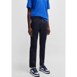 Hugo Herren Hugo Slim-fit-Jeans &raquo;Ash&laquo; mit Stone-washed-Finish blau 31, L&auml;nge 34