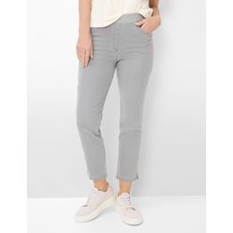 Raphaela by Brax Damen Schlupfjeans Style PAMINA 6/8 VERY LIGHT GREY,SLIGHTLY USED, denim hellgrau, Gr. 52K