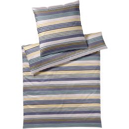 Elegante Bettw&auml;sche &raquo;Rio&laquo; 2 Stk. angenehmes Hautgef&uuml;hl lila Satin, Obermaterial: 50% Baumwolle, 50% Viskose B/L: 135cm x 200cm, 1 Stk., 1 Stk., Satin, B/L: 