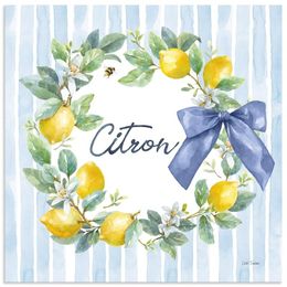 Artland Wandbild &raquo;Le Citron III&laquo; Arrangements 1 Stk. tlg. als Alubild, Leinwandbild, Poster, Wandaufkleber in verschied. Gr&ouml;&szlig;en bunt Alu Dibond B/H/T: 40cm x 