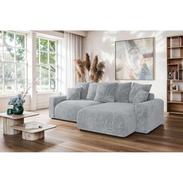 Home Affaire Ecksofa &raquo;LAKESIDE klein mit Bettfunktion und Bettkasten, B/T/H 235/142/84 cm&laquo; L-Form, Recamiere beidseitig montierbar, mit 
