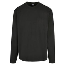 Urban Classics Herren Langarmshirt "Urban Classics Herren Ultra Heavy Oversized Longsleeve", schwarz, Gr. M, unifarben, 100% Baumwolle, Shirts