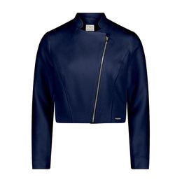 BETTY & CO BETTY & CO Bikerjacke mit Stehkragen in Dunkelblau | Gr.: 40