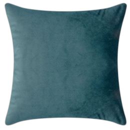 Dekokissen Pad, B:50cm H:2cm L:50cm, gr&uuml;n, Polyester, Dekokissen_Sitzkissen_Kissenh&uuml;llen, "Elegance", Design als Basic, aus Samt, elegante Optik