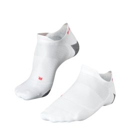 Falke Damen F&uuml;&szlig;linge "RU5 Race Invisible", Gr. 35, wei&szlig;, Obermaterial: 55% Polyamid PA. 43% Polypropylen PP. 2% Elasthan EL., Socken