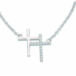 Adelia&acute;s ADELIA ́S Damen Kettenanh&auml;nger "Anh&auml;nger 925 Silber mit Zirkonia", mit Zirkonia, Silber 925 (Sterlingsilber), silber, Silber 925 (Sterlingsilber),